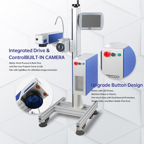 L series fiber flying laser marking machine (JPT laser source) – MAC laser